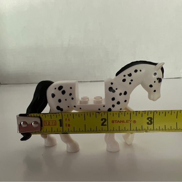 Lego | Toys | Lego White Horse Black Tail Mane Friends Pony Spotted ...